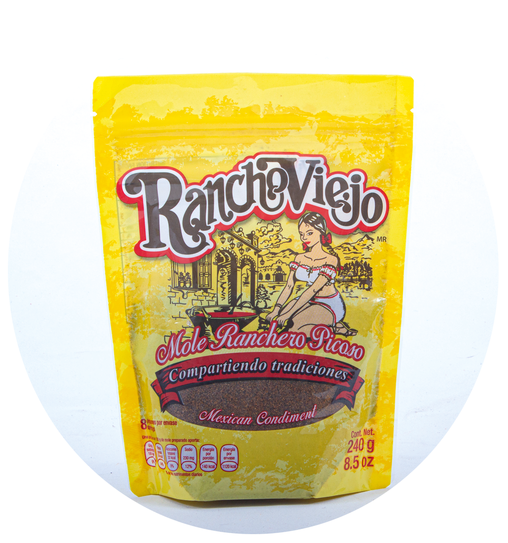 MOLE RANCHERO PICOSO 240grs – Alimentos Tradicionales de Rancho Viejo ...